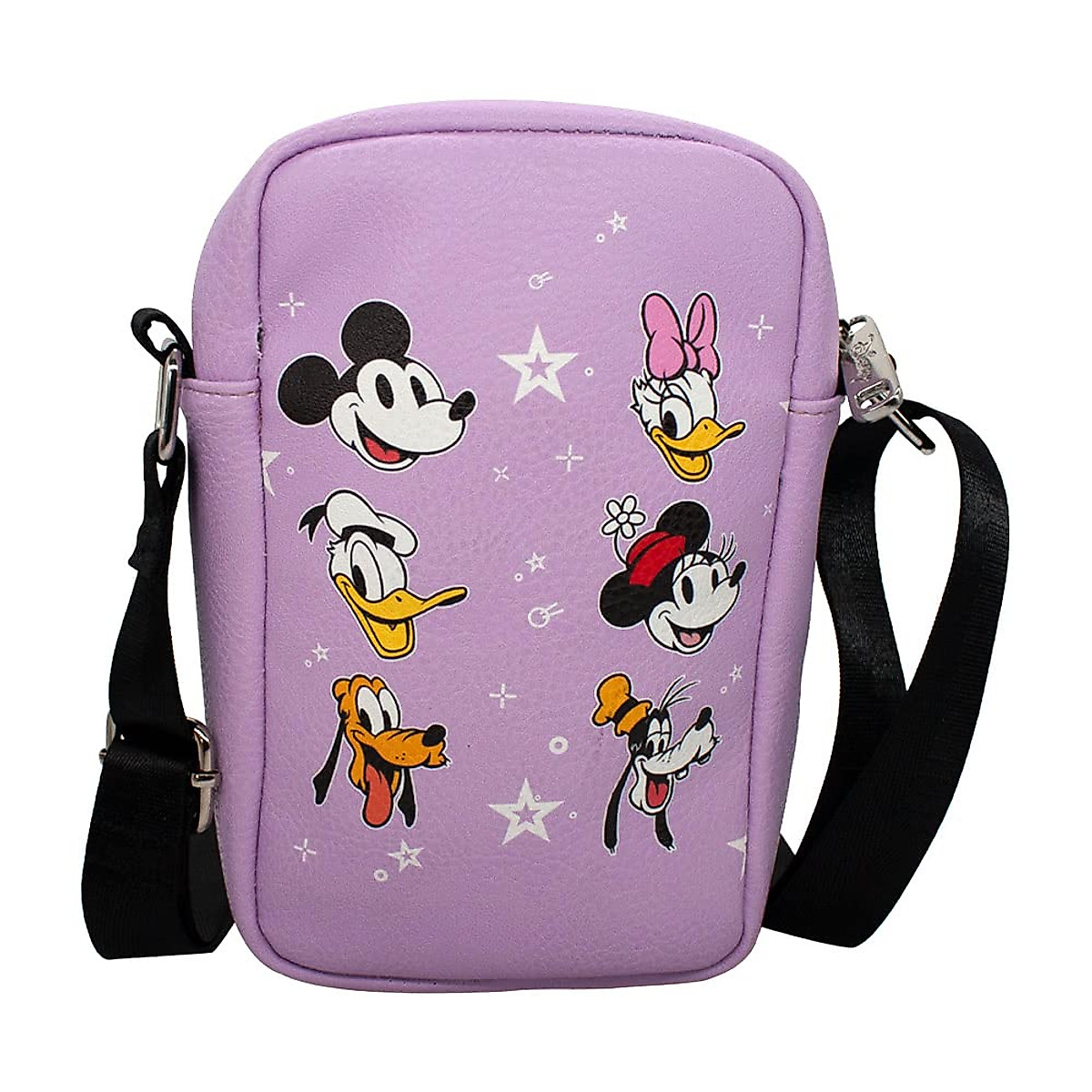 Disney Bag, Crossbody, The Sensational 6 Smiling Faces, Lilac, Vegan Leather