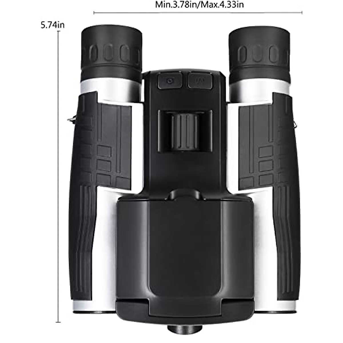 Acuvar 5 Mega Pixel Digital Camera/Video Photo Recorder 12X32 Binocular w/ 2.4" LCD Screen, 32GB SD Card, 50" Tripod, Card Reader, 6PC SD Holder & Travel Bag for Bird Watching Football Game or Concert