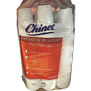 Chinet Chinet 10 Ounce White Cups (420 Cups),, 420Count ()