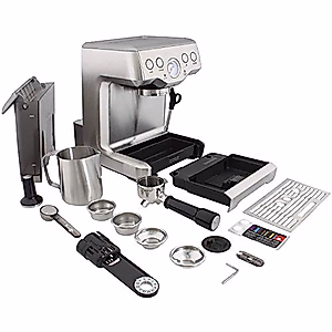 Breville Infuser Espresso Machine,61 ounces, Brushed Stainless Steel, BES840XL