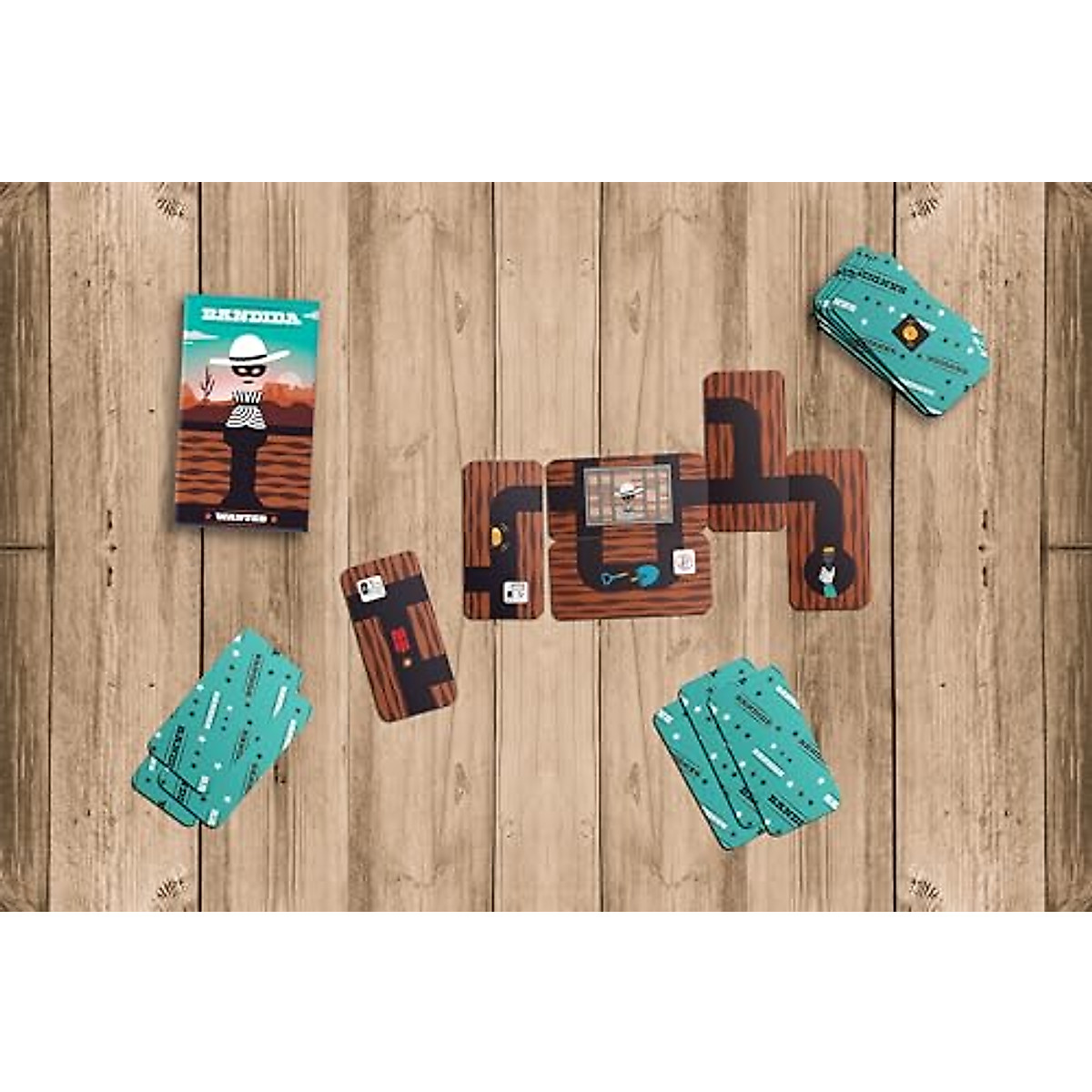 Helvetiq Bandida Card Game - Exciting Sequel with New Challenges! Fun Strategy Game for Family Game Night, Cooperative Game for Kids & Adults, Ages 6+, 1-4 Players, 15 Minute Playtime, Made