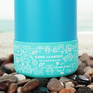 Hank Leandro Upgraded Protective Silicone Boot for 32-40oz Water Bottle,BPA-Free Safe Anti-Slip Bottom Sleeve Cover
