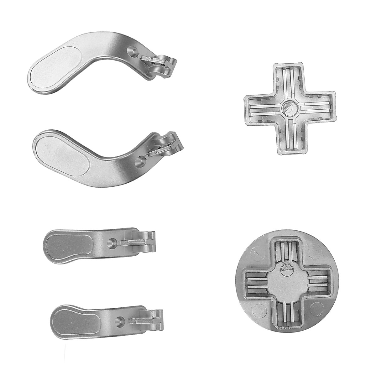 LAJS Trigger Paddles and 2 D Pads, Game Controller Cross Pads Replacement for Elite Series 2