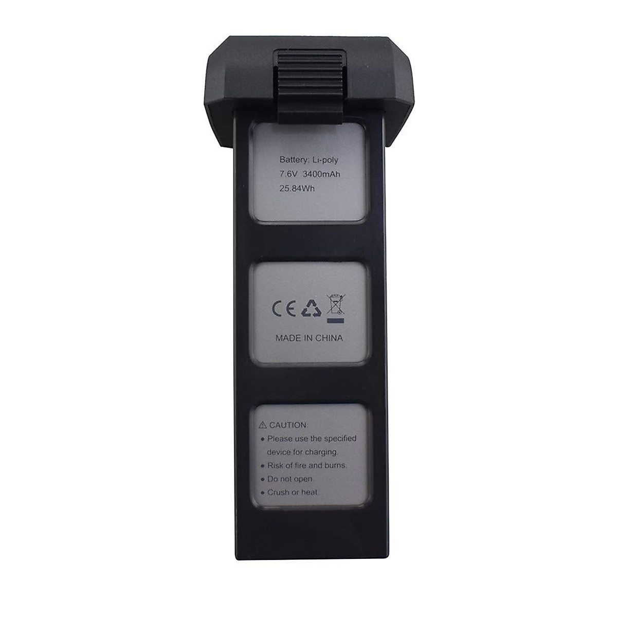 Fytoo 7.6V 3400mah Lithium Battery for MJX Bugs 4W B4W D88 EX3 HS550 Folding brushless Quadcopter Spare Parts Remote Control Drone Lithium Battery (2PCS)