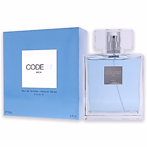 Karen Low Code 37 Eau De Toilette Spray for Men, Citrus-Aromatic-Woody Fragnance 3.4 Fl Oz (Pack of 1)