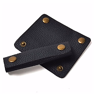 2Pcs/1 Pair Handbag Handle PU Leather Wrap Covers Purse Wallet Handle Grip Wrap Protectors Sleeve Bag Accessories