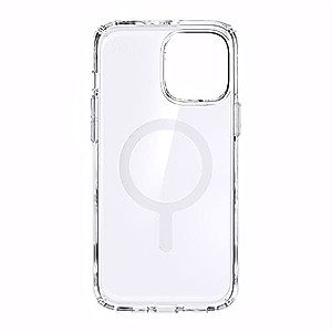 Speck Products Presidio Perfect Clear + MagSafe iPhone 12 Pro Max Case, Clear/Clear