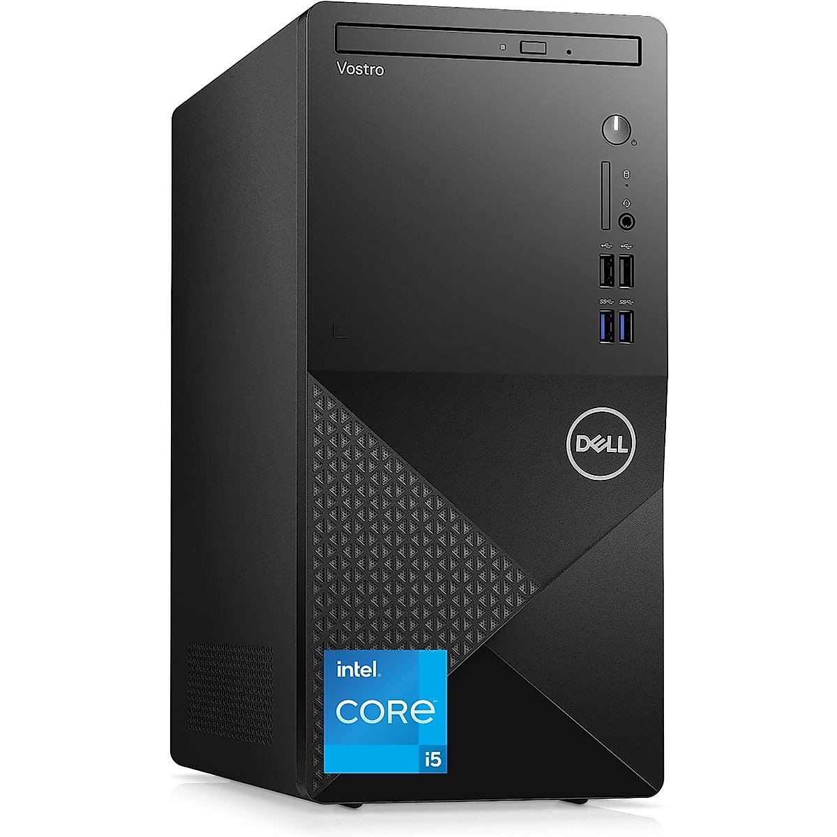 Dell Vostro 3910 Desktop Computer, 12th Gen Intel Core i5-12400 Processor, 32GB DDR4 RAM, 256GB PCIe SSD + 1TB HDD, Intel UHD Graphics 730, WiFi 6, DVD-RW, Display Port, HDMI, Windows 11 Pro