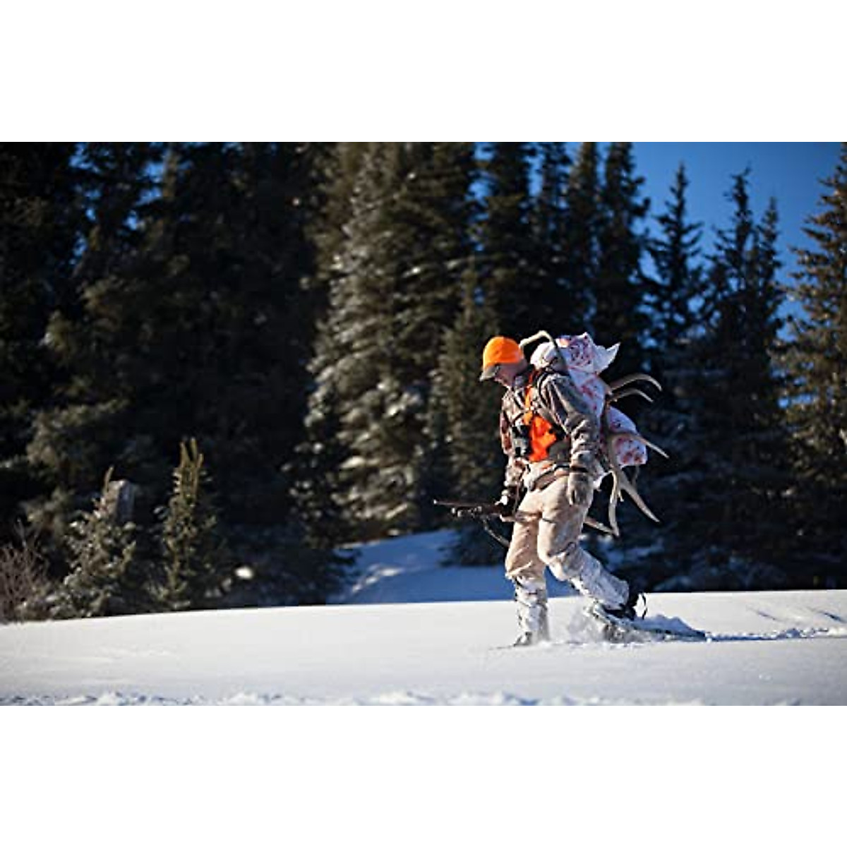 Allen Company Adult Blaze Orange Hunting Vest with a Hook and Loop Closure - High-Visibility Saftey Gear for Men and Women - Fits over Clothes and Jacket - Large