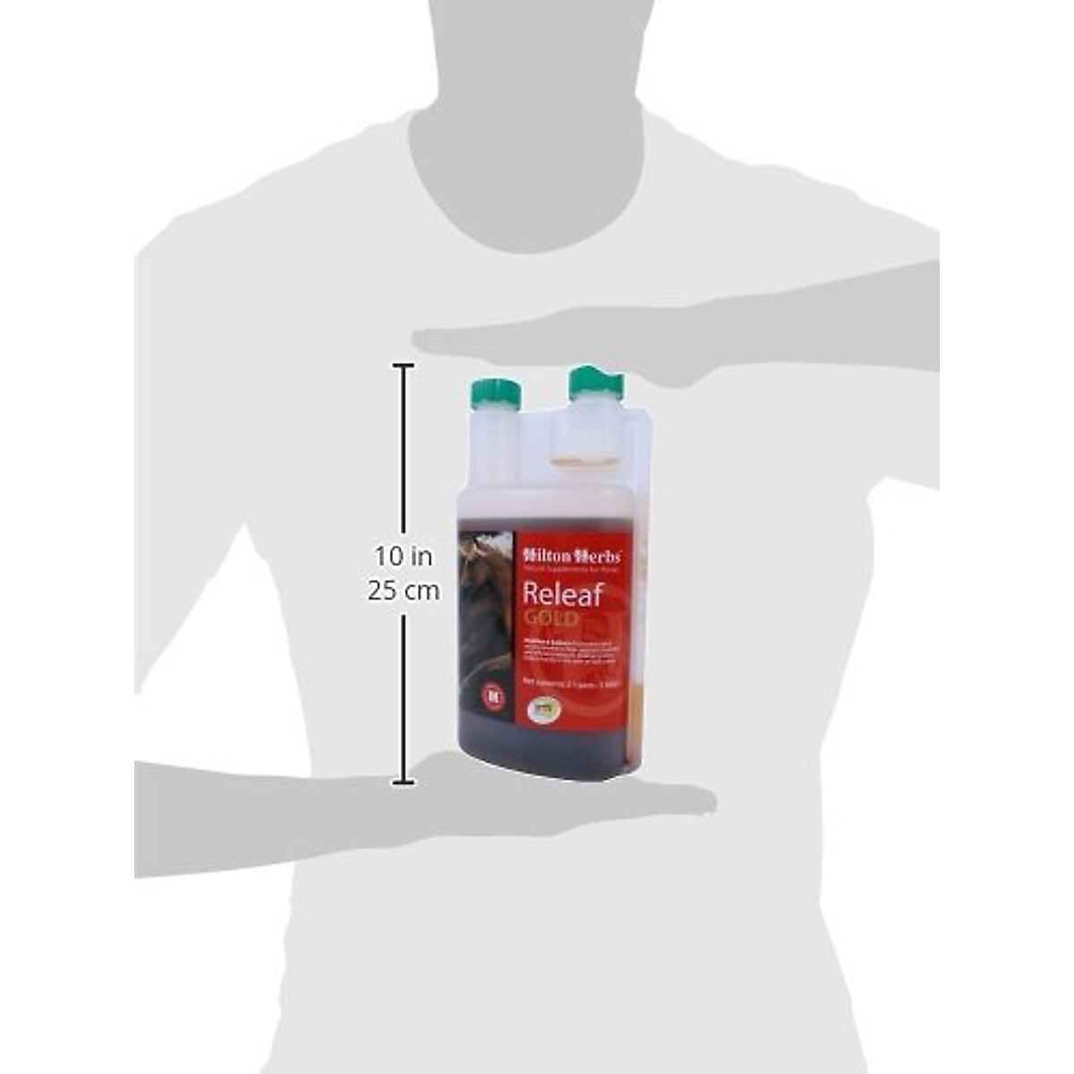 Hilton Herbs Releaf Gold Herbal Mobility Supplement for Horses, 2.1pt Bottle