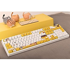 XYLXJ USB Wired Mechanical Keyboard 104Keys Gaming Keyboard for Gaming and Typing,Compatible for Mac/PC/Laptop