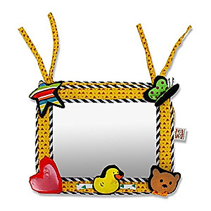 Smile, Baby 2-in-1 Crib & Floor Mirror