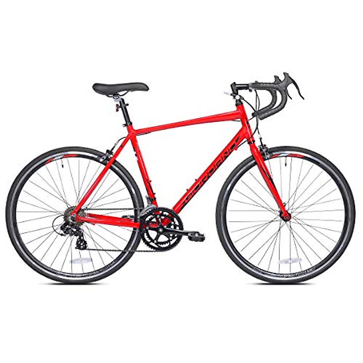 700c Giordano Aversa Road Bike, Red, Medium