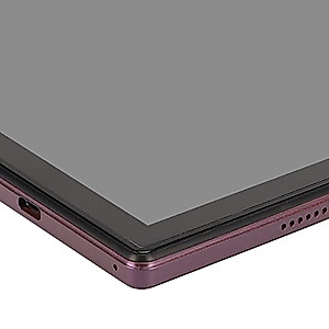 soobu 10.1 Inch Tablet, 4G Call Tablet 8GB 128GB 100-240V 1920x1200 Resolution Front 8MP Rear 20MP Octa Core Processor for Android 11 for Writing (US Plug)