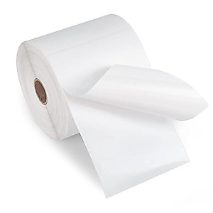 L LIKED 4 Rolls 4" x 6" Direct Blank Thermal Shipping Labels with 450 Labels/Roll - Compatible with Zebra 2844 ZP-450 ZP-500 ZP-505 (4 Rolls - 1800 Labels)
