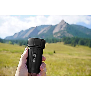 Canniloq TXD120 Premium Rugged Airtight Jar and Storage Container Keeps Herbs Spices Fresh, Zytel Nylon, 120ml (Jet Black)