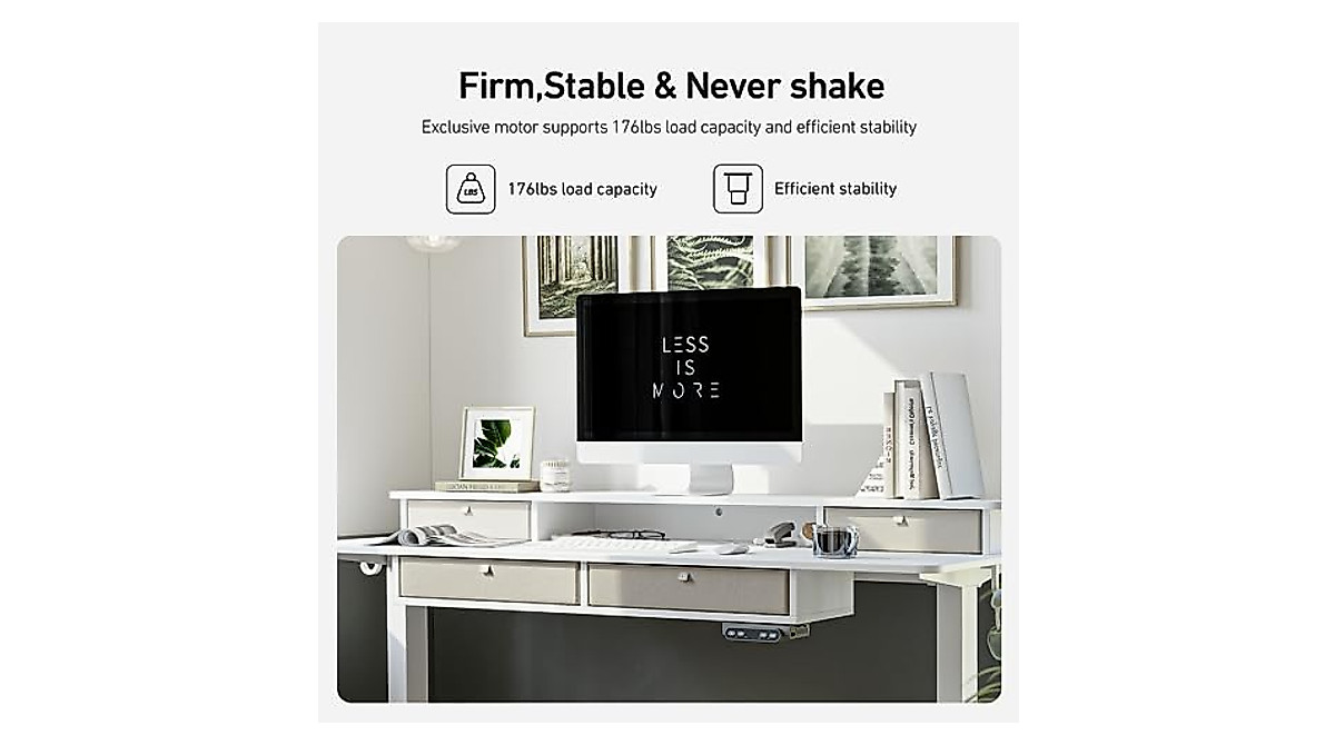 FEZIBO Height Adjustable Electric Standing Desk