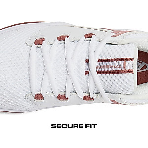 AND1 Takeoff 3.0 Girls & Boys Basketball Shoes, Boys High Top Sneakers - White/Light Pink, 2 Little Kid