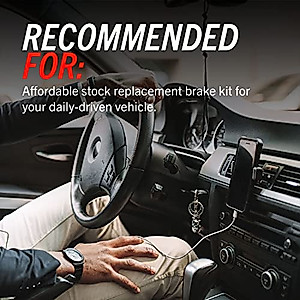 Power Stop KOE4744 Rear Autospecialty Replacement Brake Pads and Brake Rotors Kit For Ford Edge Explorer Flex Taurus Taurus SHO MKS MKX [Application Specific]