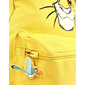 Disney Lion King 3D Simba Cub Face Yellow Backpack