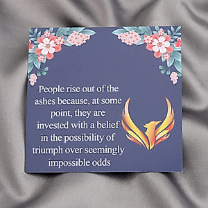 FEELMEM Rising Phoenix Bird Jewelry People Rise Out of The Ashes Fire Bird Keychain New Beginning Gifts Encouragement Recovery Graduate Gifts (Phoenix-ky)