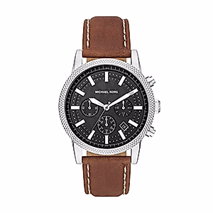 Michael Kors Hutton Chronograph Luggage Leather Watch (Model: MK8955)