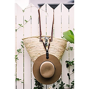 KLIPSTA Hat Clip - Magnetic Hat Holder for Traveling Bags, Backpacks, Purses, Totes and More, Hands Free Bag Accessory (Black)