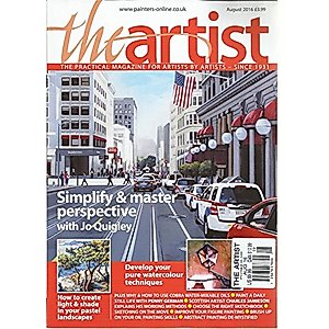 THE ARTIST, AUGUST, 2016 (THE PRACTICAL MAGAZINE FOR ARTIST BY ARTIST SINCE