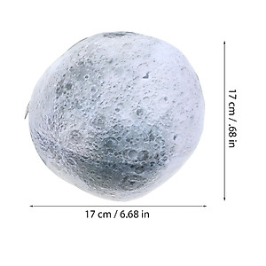 LUOZZY Novelty Planet Throw Pillow Household Moon Cushion Soft Couch Sofa Pillow (17CM)