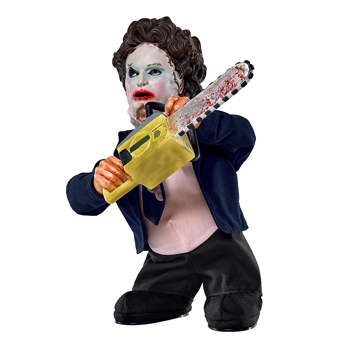 Spirit Halloween Texas Chainsaw Massacre 10.5 Inch Leatherface Sidestepper Decoration | Officially Licensed | Home Décor| Indoor Décor | Halloween Décor | Horror Décor
