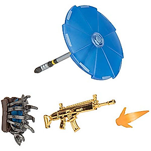 FORTNITE Cyclo Solo Mode Core Figure and 2 Mythic Goldfish Collectibles - 4 Inch Collectible Action Figure, Plus Accessories