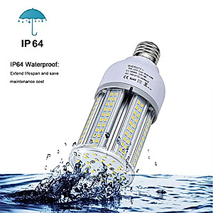 DJDTDTY 30W/60W/80W/100W/120W/150W LED Corn Light Bulb, E26 E27 Base LED Corn Lamp, 4000 Lumen 5000K Daylight 110V~277V Corn Cob Light Bulb for Indoor Outdoor (watts, 30.00)