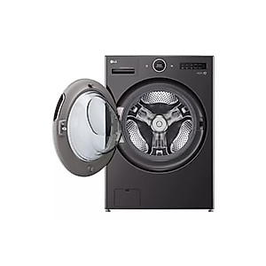 LG WM6998HBA Ventless Washer/Dryer Combo LG WashCombo All-in-One 5.0 cu. ft. Mega Capacity with Inverter HeatPump Technology and Direct Drive Motor
