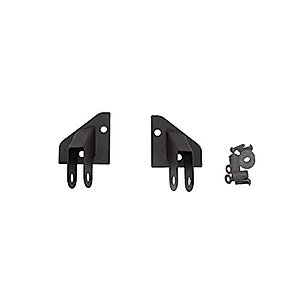 Rampage Mirror Relocation Bracket | Pair, Black | 8685 | Fits 1986 - 1995 Jeep Wrangler YJ