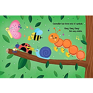 Butterfly's Marching Band - Silicone Touch and Feel Board Book - Sensory Board Book