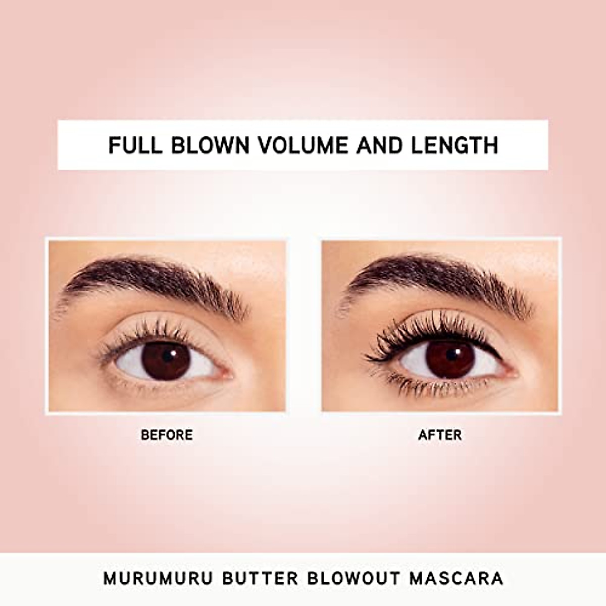 Physicians Formula Butter Blowout Mascara Black, Keratin Infused, Volumizing Mascara, Buildable, Lengthening Mascara, Defining, Curling, Multiplying, Blackest Black