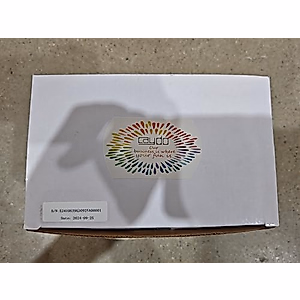 Caydo 20 Pieces Christmas Fabric Squares, 5.9 Inch Christmas Charm Packs 10 Patterns Polyester Cotton Plaid Fabric Squares for Garlands, Christmas Decoration