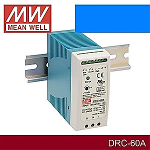 DIN Type Security Power Supply 59.34W DRC-60A Meanwell AC-DC SMPS DRC-60 Series MEAN WELL Switching Power Supply