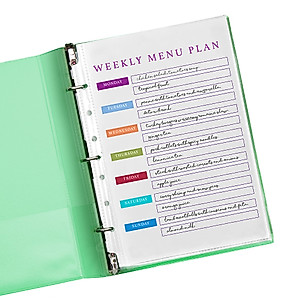 Avery Heavyweight Diamond Clear Sheet Protectors for Mini Binders, 8.5" x 5.5", Acid-Free, 25ct (77004)