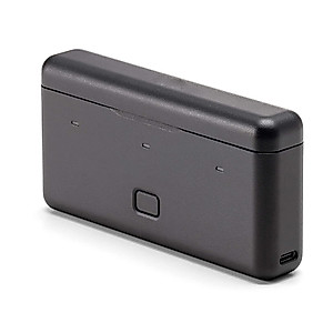 Original Osmo Action 4 Multifunctional Battery Organizer for DJI Osmo Action 4/Osmo Action 3 Accessories（It can Store Three Batteries and Two microSD Cards, smartly Fast Charge Three Batteries.）