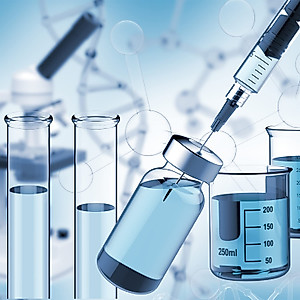 100Pack 10ml 10cc Disposable Measuring Tool Lab Syringes with 18Ga, Individually Sterile Package