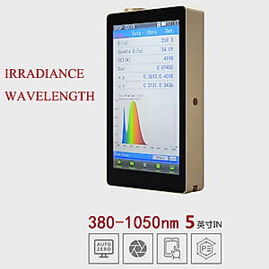 Hopoocolor OHSP350IR 380-1050nm Spectrometer LED Wavelength Meter Spectrometer Handheld 1000nm with PC Software
