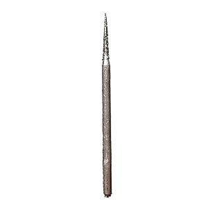 Pirhosigma 9 pcs Diamond Burr Engraving Pointed Needle Bits Grinding Mounted Point Carving Polishing for Rotary Tool Replacement (0.5~4 mm)