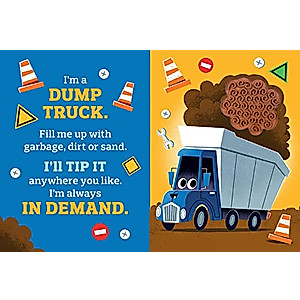 Construction Site Friends - Silicone Touch and Feel Board Book - Sensory Board Book