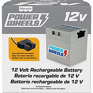 Power Wheels Ride-On Toy Replacement Battery 12-Volt 12-Ah Rechargeable for Preschool Vehicles