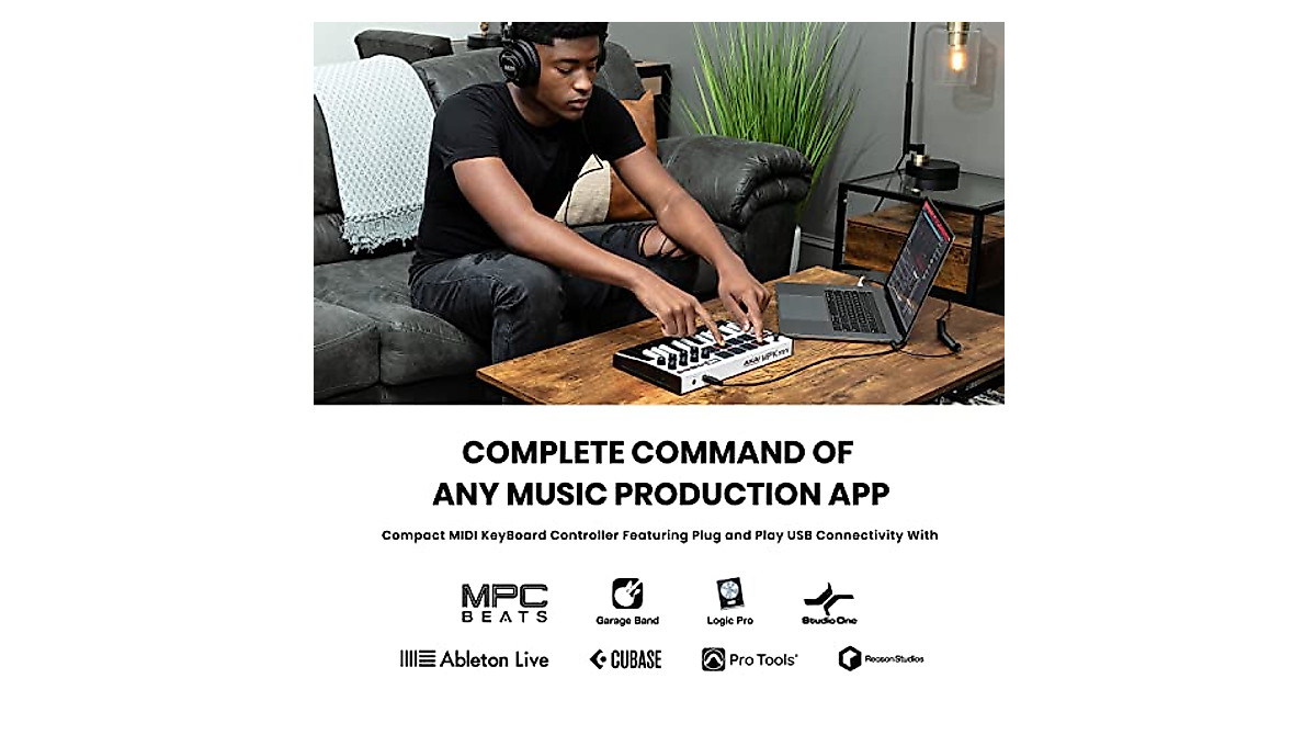 AKAI MPK Mini MK3 - Essential MIDI Controller for Creators