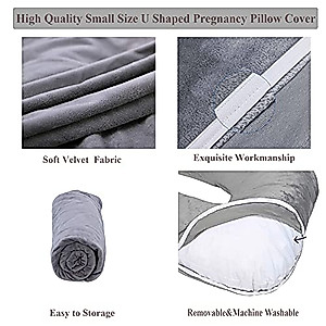 LEONEBEBE Pregnancy Pillow Case Perfect for U-Shaped 49" Full Body Maternity Pillow for Pregnancy Women Sleeping, Only Pillow Cover