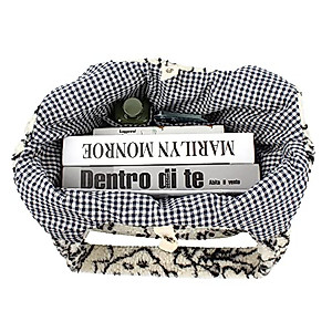 ZLM BAG US Plush Shoulder Handbag Retro Ethnic Style fluffy Tote Handbag Large faux Lamb Wool Shopping Bag