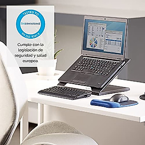 Fellowes Designer Suites Laptop Riser, Black (8038401)