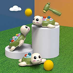 Grechi Hammering and Pounding Toy,Toys for 3 4 5 6 Year Old Boys,Baby Interactive Toys Toddler Activities Games with 2 Hammer,Learning,Active,Early Educational Toy,Gift for Boys Girls Toddlers